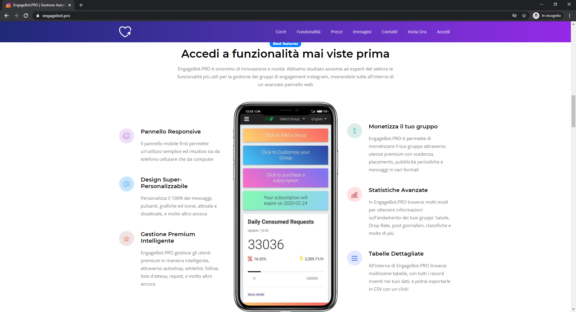 EngageBot.PRO » AlexDev.IT